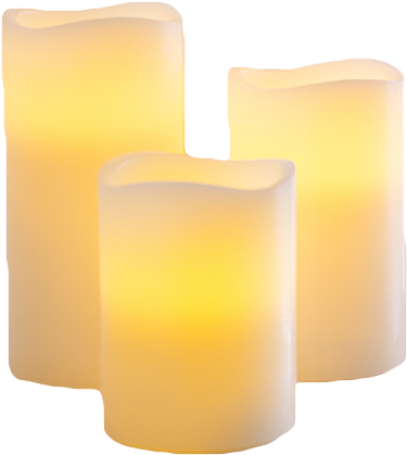 Download Led Candles - Led Flameless Candles Png - Full Size PNG Image ...