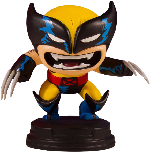 Download Wolverine Animated 3” Statue - Action Figure - Full Size PNG ...