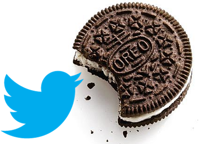 Download Twitter Oreo Mondelez1 - Oreo Cookie Clip Art - Full Size PNG ...