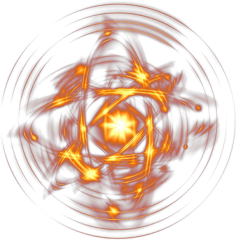 Download Transparent Png Effects Orange Glow Neon Light Magic Design ...