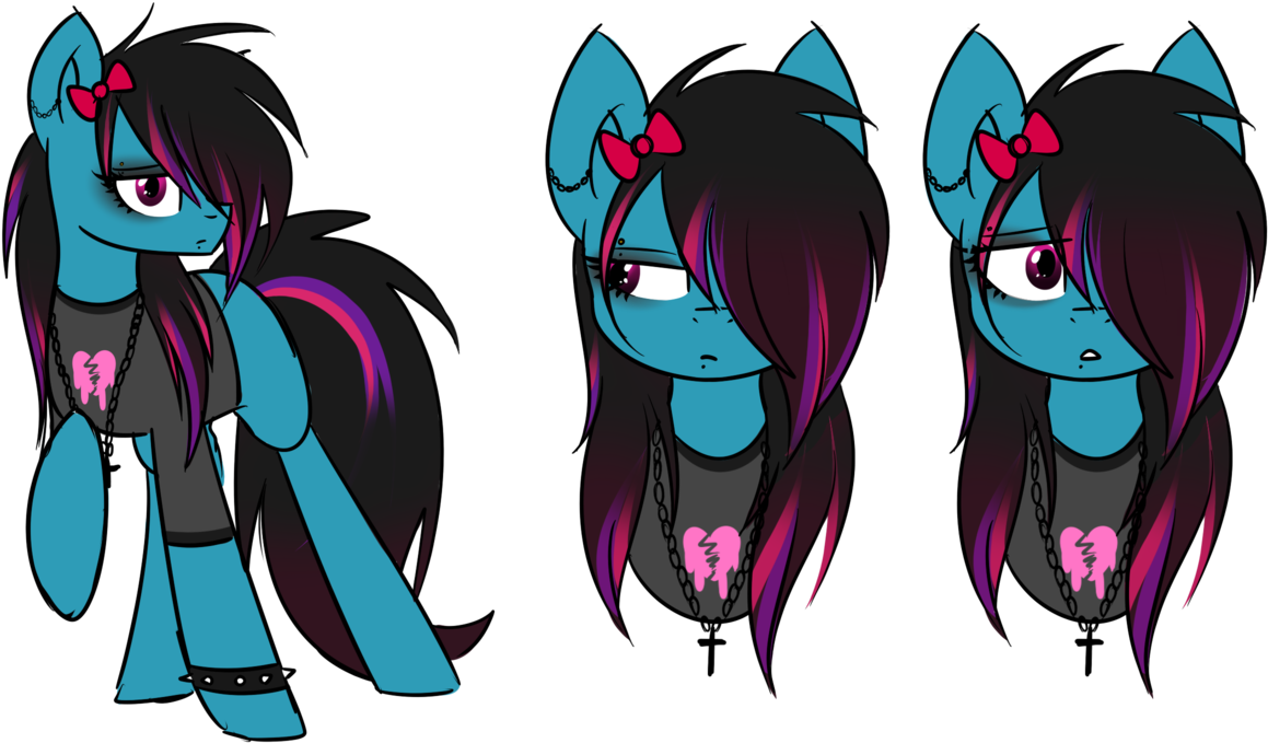 Download Despotshy, Clothes, Earth Pony, Emo, Female, Hair Over - Oc ...