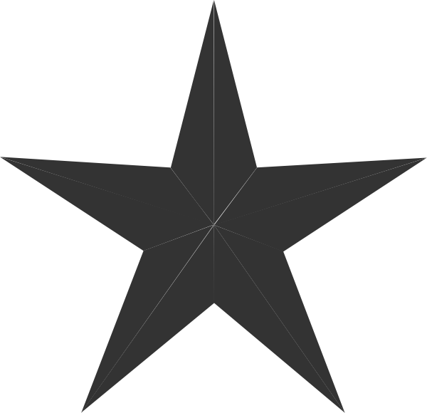 Download This Free Clipart Png Design Of Gray Star Clipart Has - Star ...