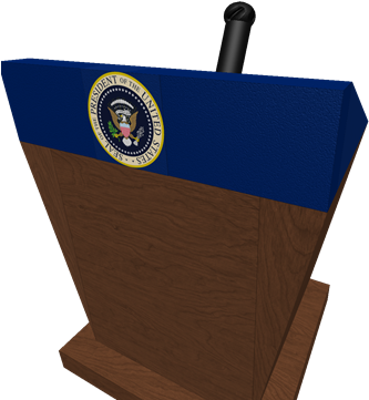Download Presidential Podium Png - Roblox - Full Size PNG Image - PNGkit
