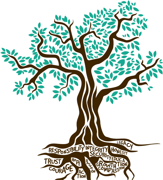 Download Growing Roots - Arbol De Olivo Dibujos - Full Size PNG Image ...