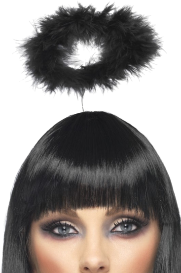 Download Black Angel Halo On Headband " Name="og Description - Black ...