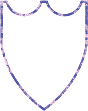 Download Flower Shield Outline - Full Size PNG Image - PNGkit