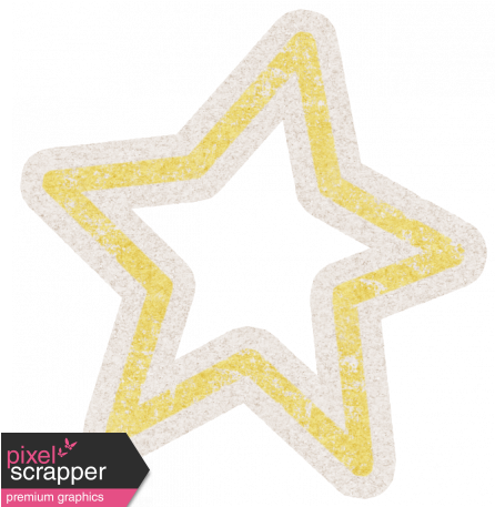 Download Lil Monster Yellow Star Outline Sticker - Vector Graphics ...