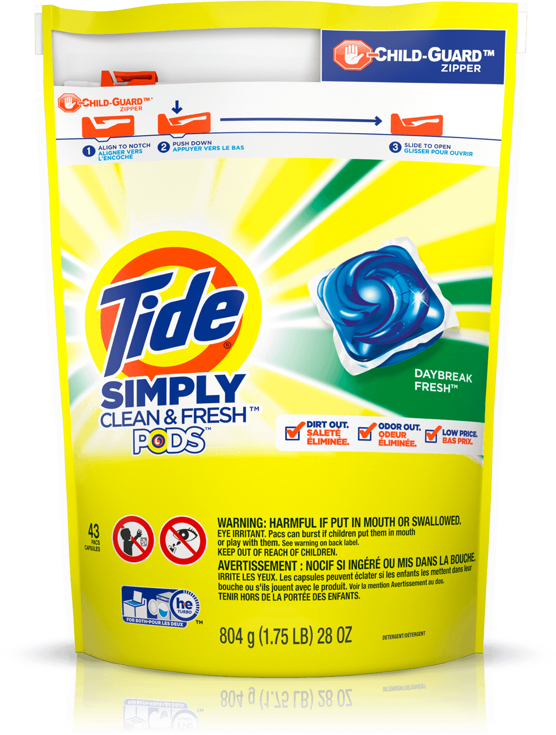 Download Tide Simply Clean Pods - Full Size PNG Image - PNGkit