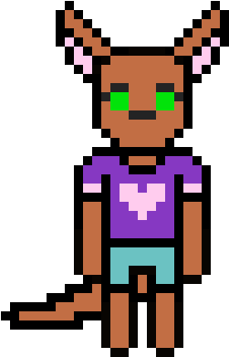 Download Female Furry - Pixel Art - Full Size PNG Image - PNGkit