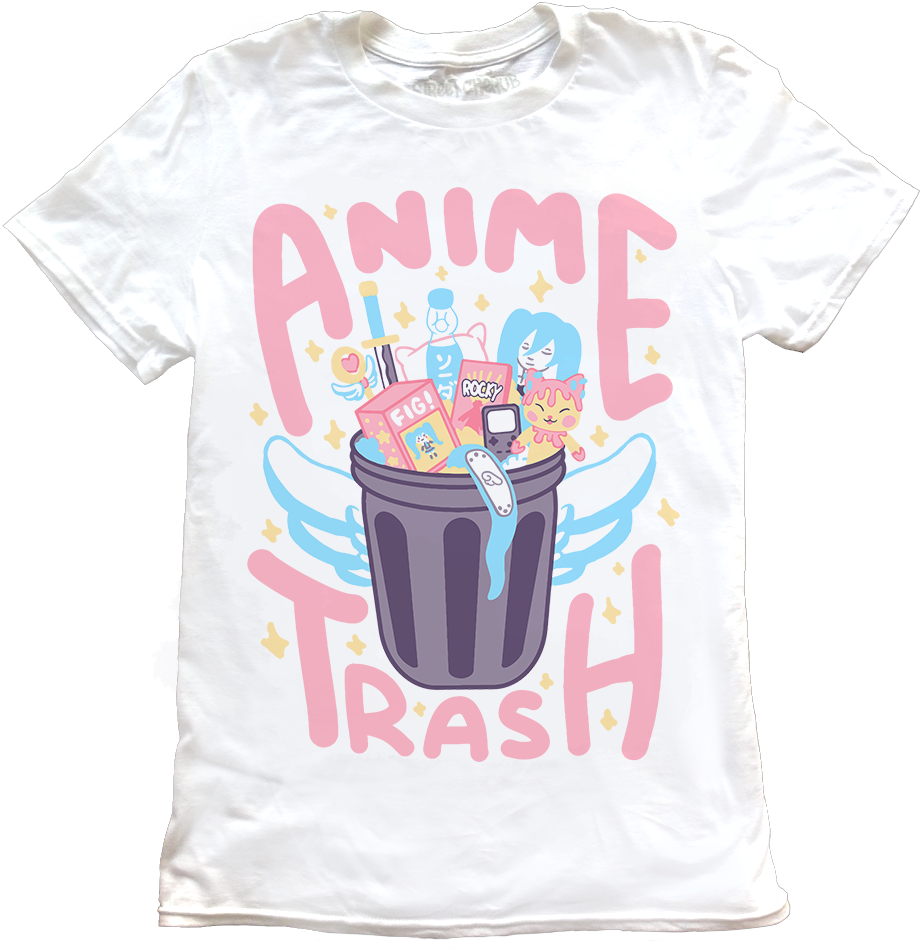 Download Anime Trash T-shirt - Full Size PNG Image - PNGkit
