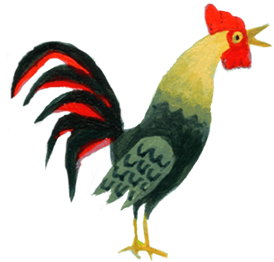 Download Rooster Crowing Png - Rooster Crowing Transparent - Full Size ...
