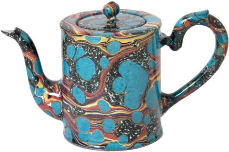 Download Turquoise Marble Teapot- Small - Marble - Full Size PNG Image ...