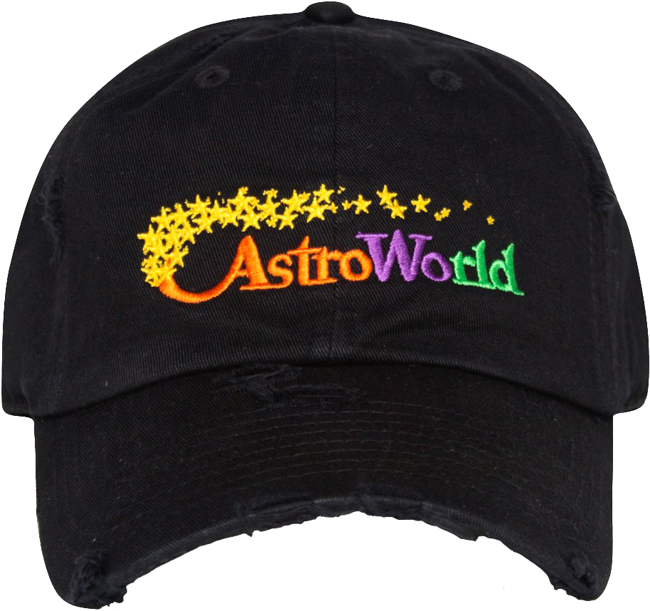 Download Astro World Travis Scott Hat - Astroworld Cap - Full Size PNG ...