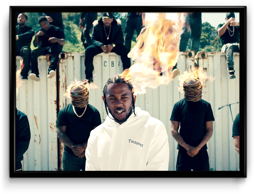 Download Kendrick Lamar Poster - Full Size PNG Image - PNGkit