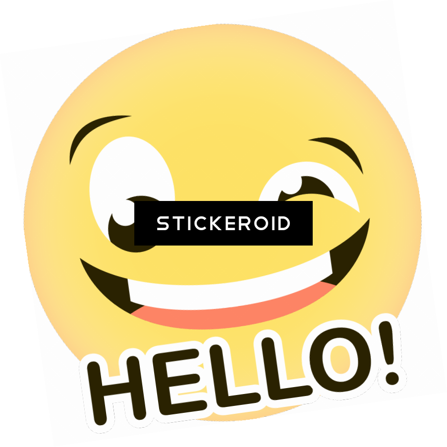Download Transparent Hello Emoji - Smiley - PNGkit