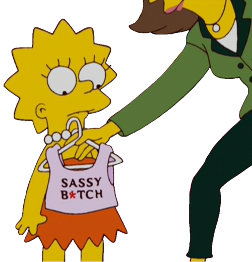 Download Sassy, Simpsons, And Bitch Image - Lisa Simpson Sassy Bitch ...