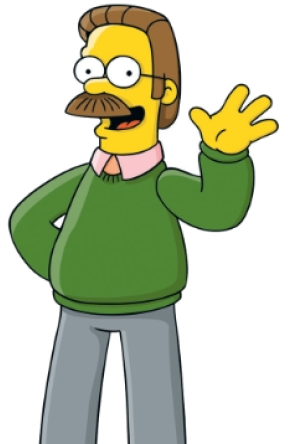 Download The Simpsons Character Ned Flanders - Inside A Church Ks2 ...