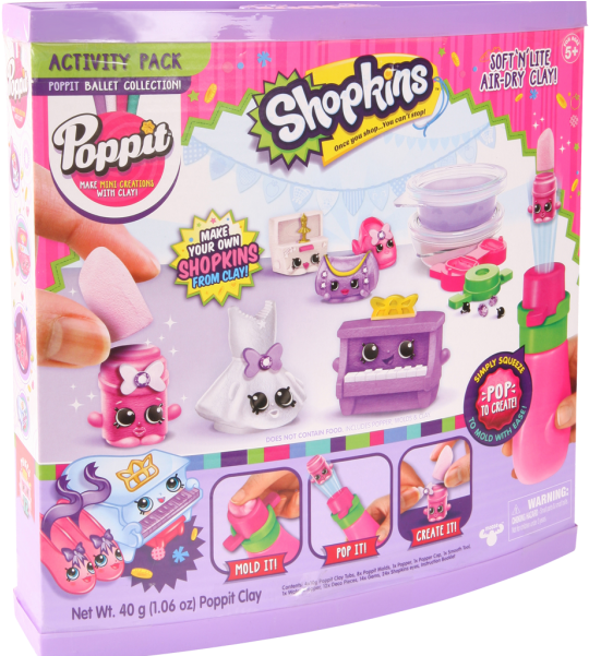 Download Poppit S1 Shopkins Ballet Collection - Full Size PNG Image ...
