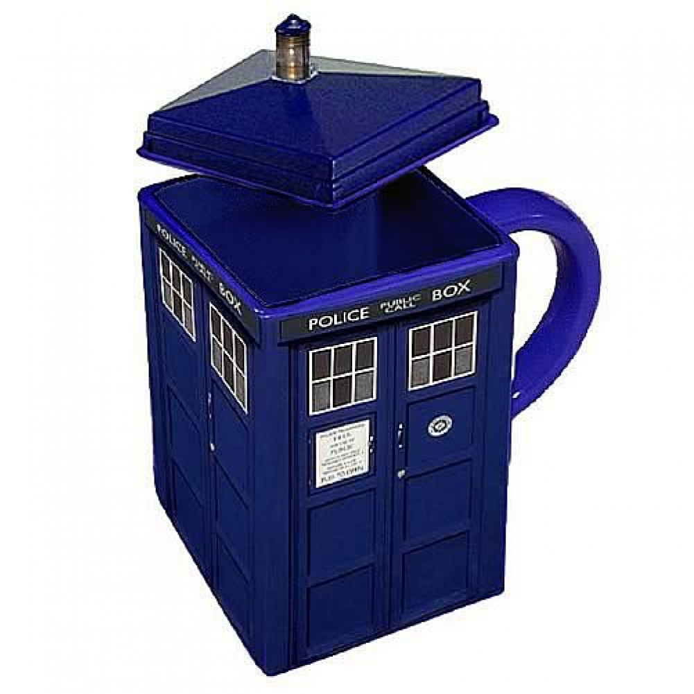 Download More Views - Doctor Who - Tardis Mug With Removable Lid - Full ...