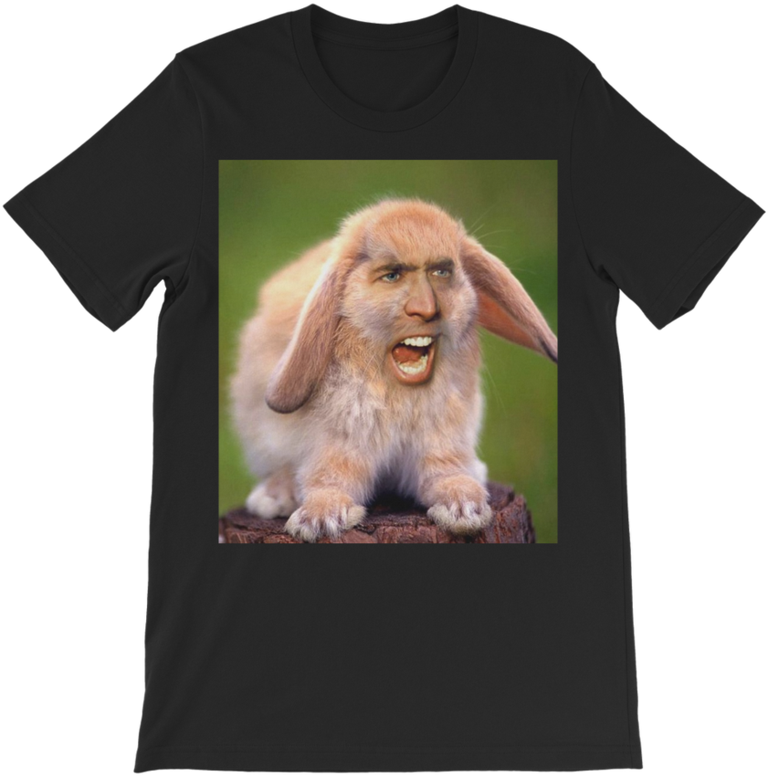Download Nicolas Cage's Face On A Rabbit ﻿classic Kids T-shirt ...