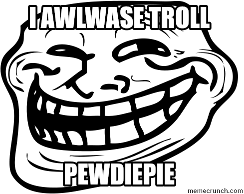 Download Generate A Meme Using Trollface - Haha Troll Face - Full Size ...