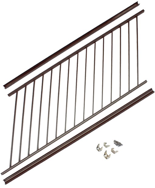 Download Transparent Harmony Railing 36 X 8 Stair Railing Bronze ...