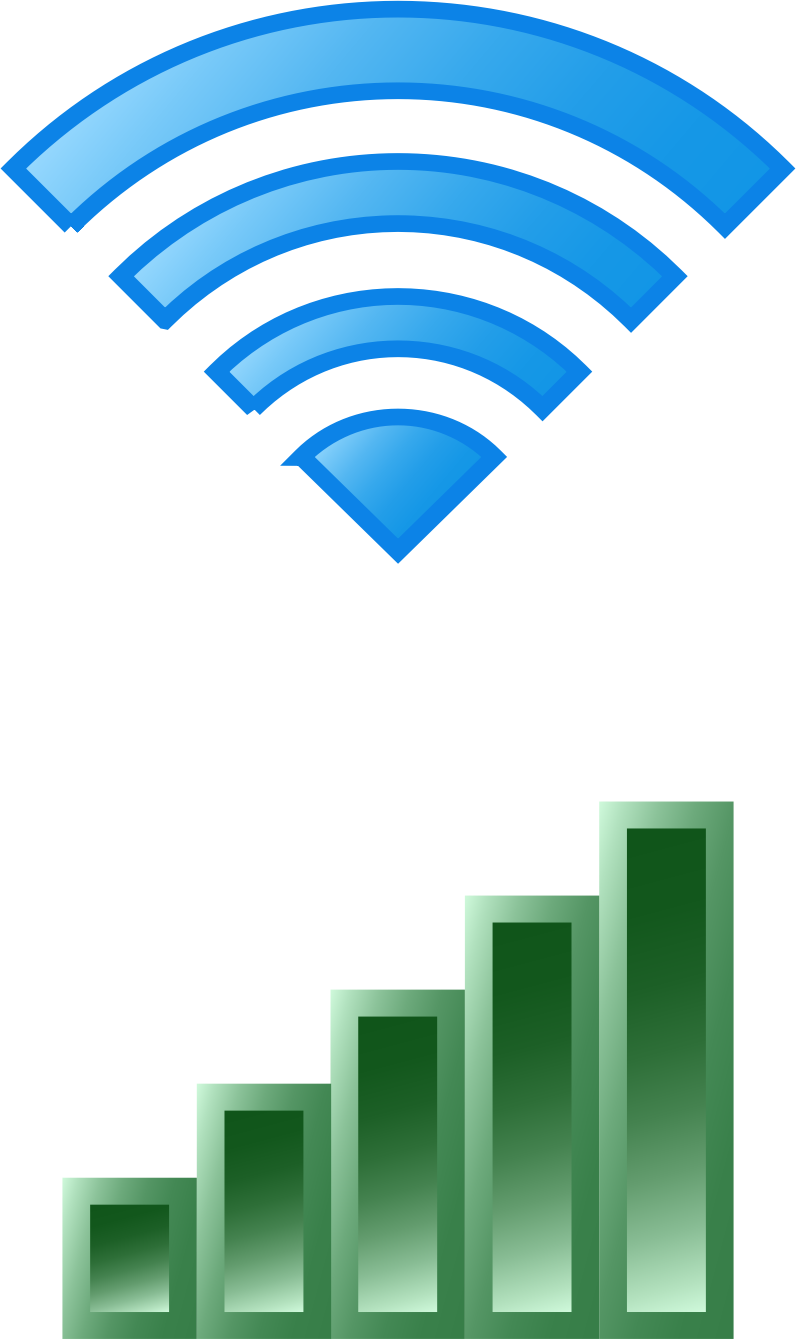 Download Wifi Icon Clipart - Transparent Wifi Bars - Full Size PNG ...