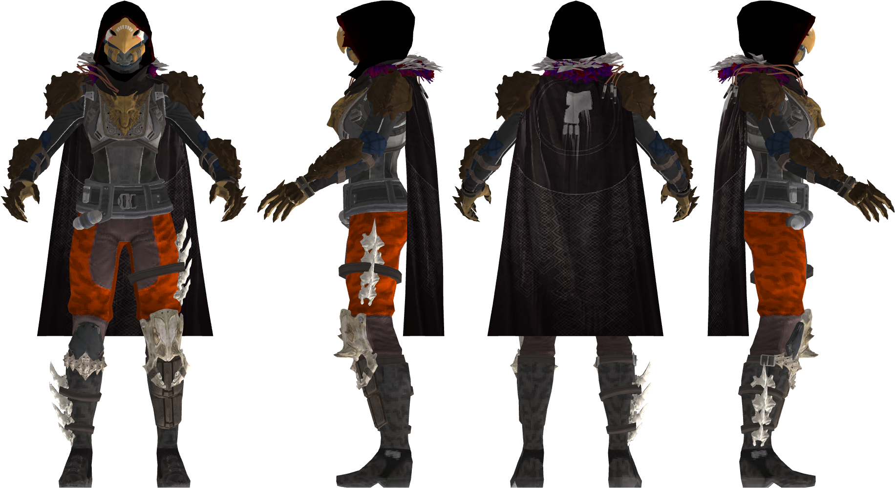 Download Hunter Class Wearing A Full Set Of Exotic Gear - Full Size PNG ...