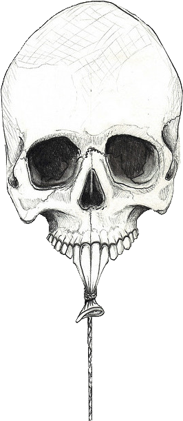 Download Tumblr - Skull Balloon - Full Size PNG Image - PNGkit