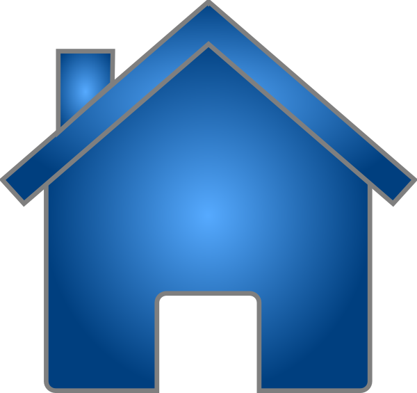 Download Blue House Svg Clip Arts 600 X 565 Px - Full Size PNG Image ...