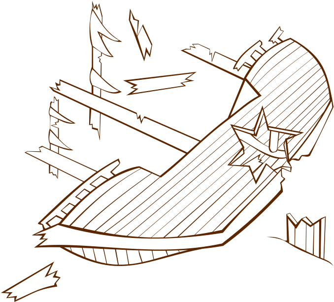 Download Sunken Ship Drawing Easy - Full Size PNG Image - PNGkit