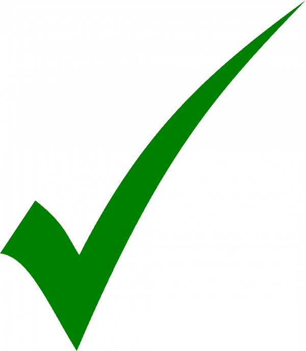Download 230 × 350 - Green Tick - Full Size PNG Image - PNGkit