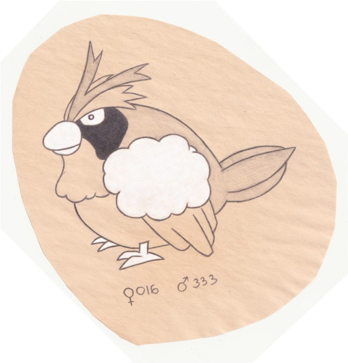 Download Image Library Birb Drawing Fluffy Bird - Full Size PNG Image ...