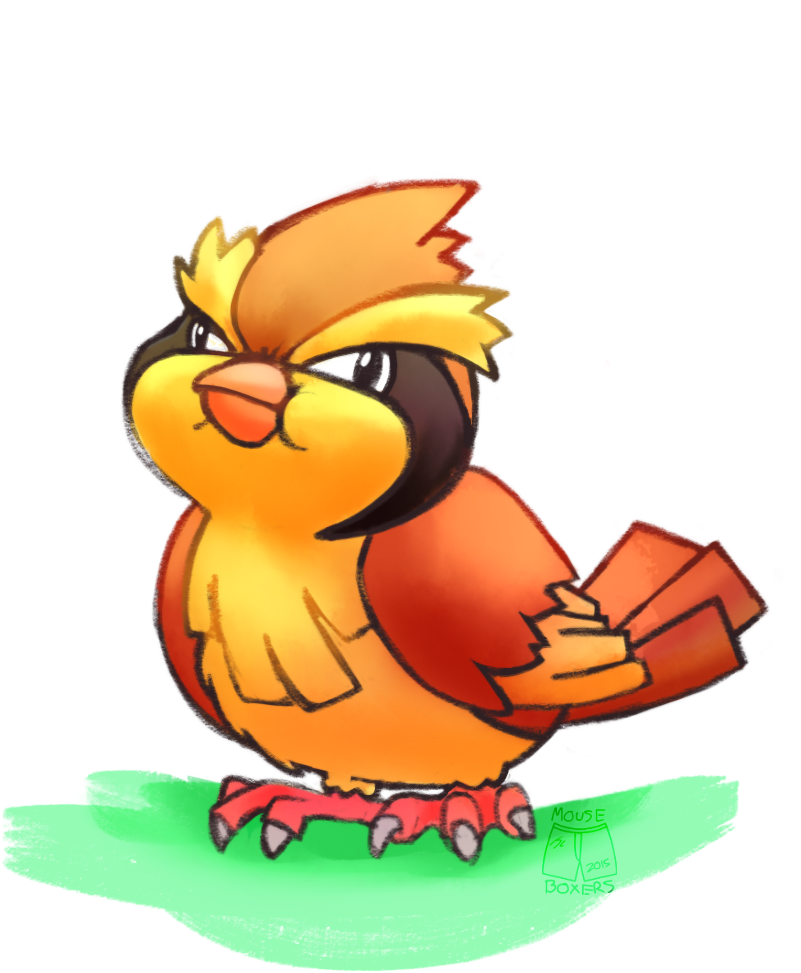 Download 016 Pidgey - Cartoon - Full Size PNG Image - PNGkit
