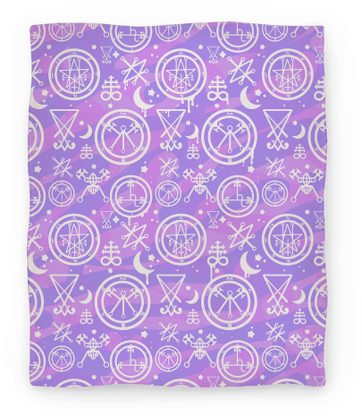 Download Pastel Goth Demon Sigil Pattern Blanket - Pastel Goth Demon ...