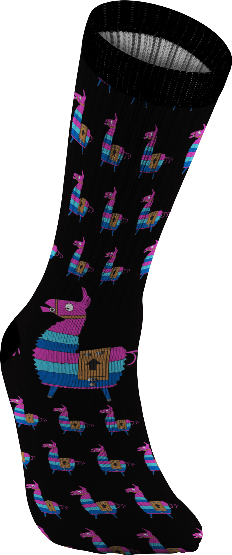 Download Fortnite Loot Llama Socks - Sock - Full Size PNG Image - PNGkit