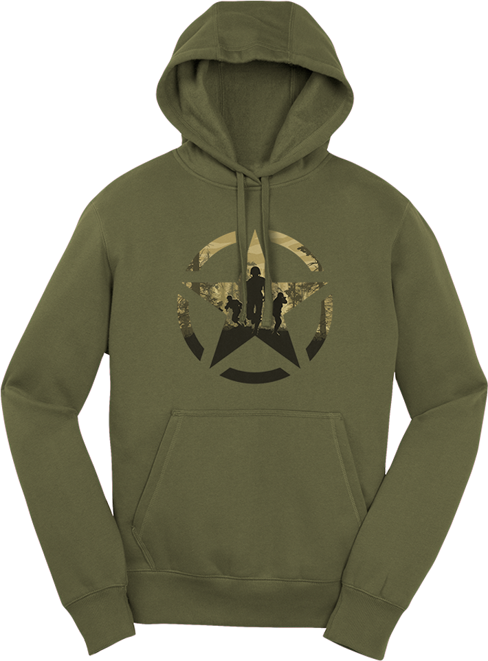 Download Cod Wwii Camo Star Hoodie - Call Of Duty Ww2 Merchandise ...