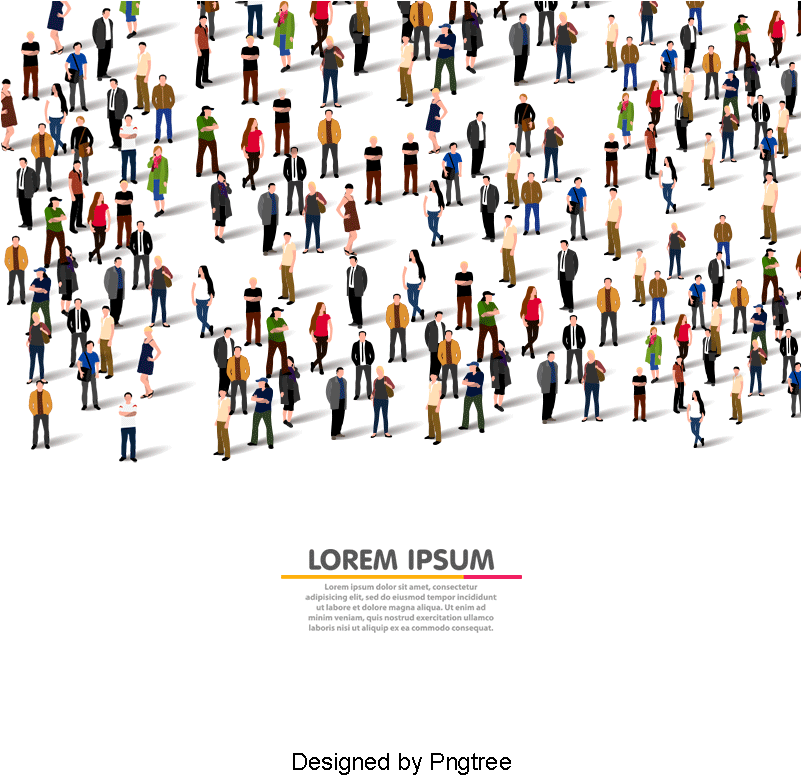 Download Crowd,cartoon Characters,business People, Crowd, Cartoon ...