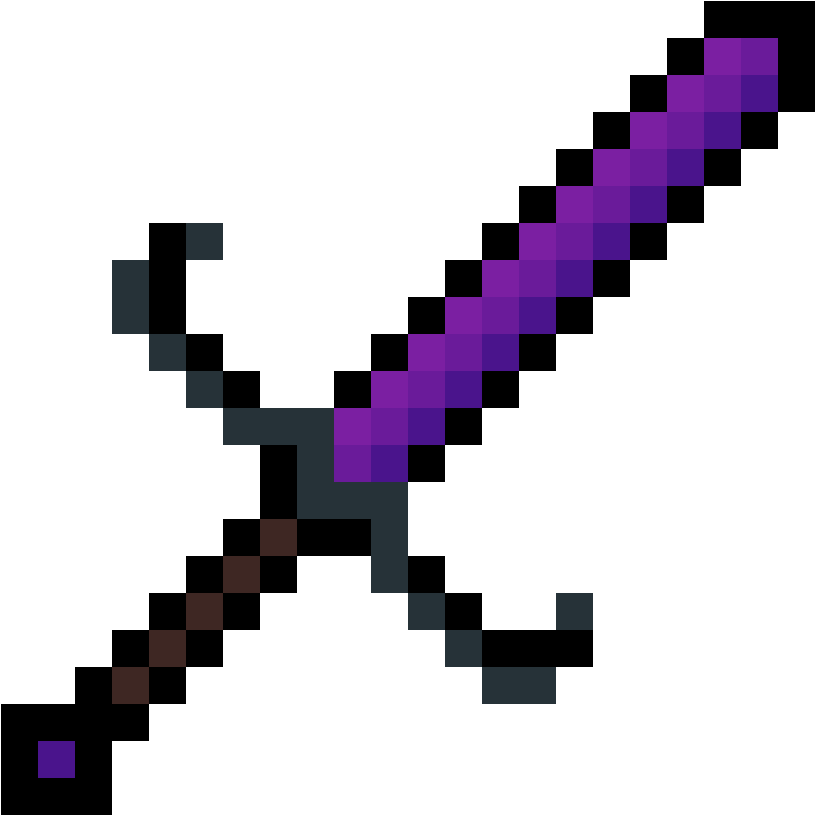 Download Amethyst Crush 32x Diamond Sword - Minecraft Frying Pan - Full ...