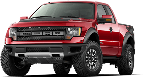 Download Red Ford F-150 Raptor - Ford Ranger 2015 Red - Full Size PNG ...