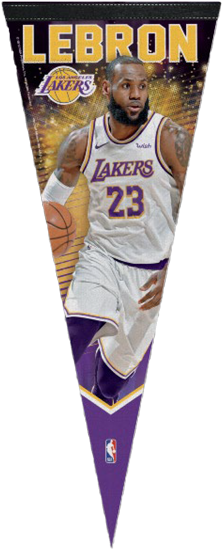 Download Transparent Los Angeles Lakers Lebron James Pennant - Logos ...