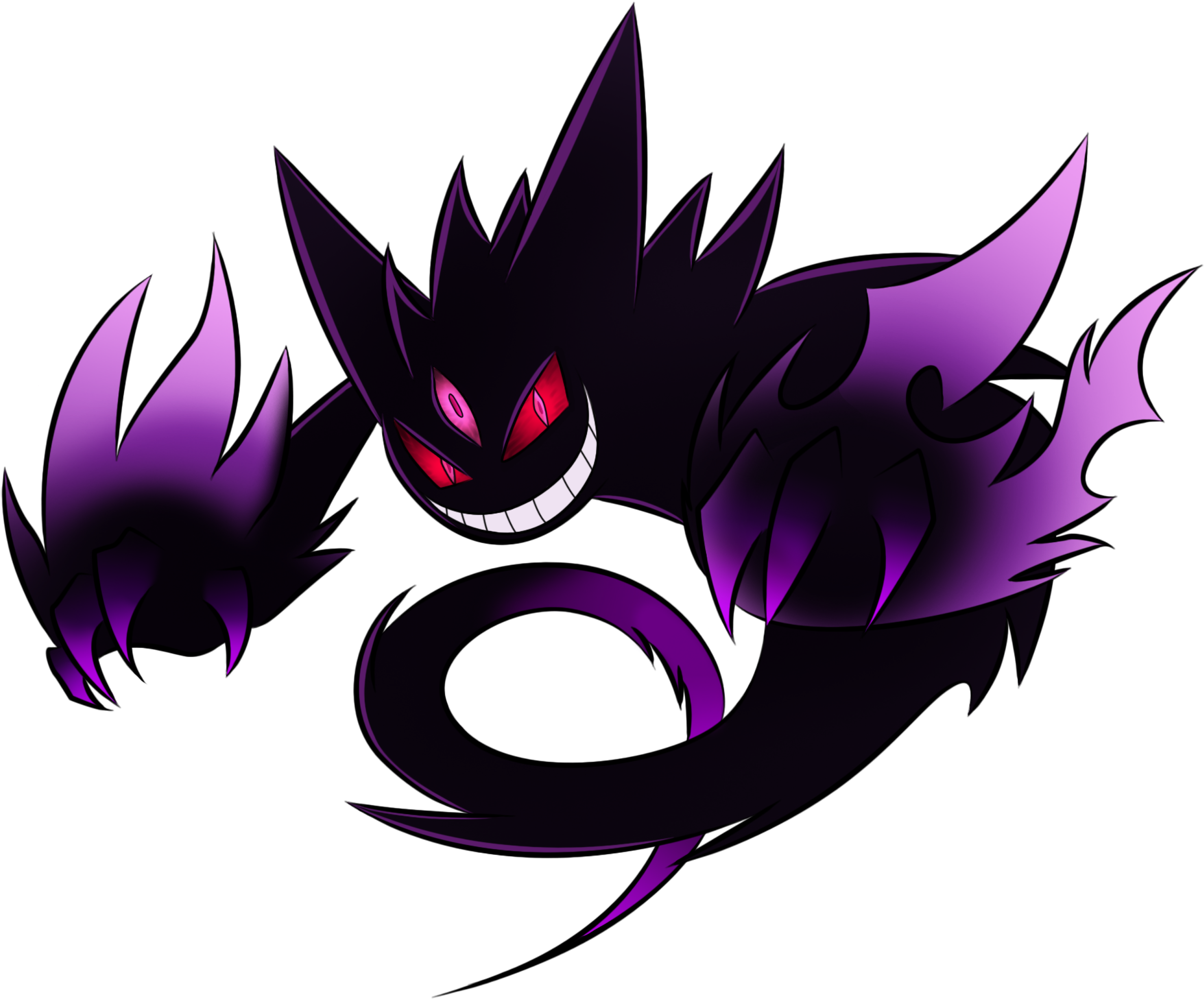 Download Mega Gengar - Gengar - Full Size PNG Image - PNGkit