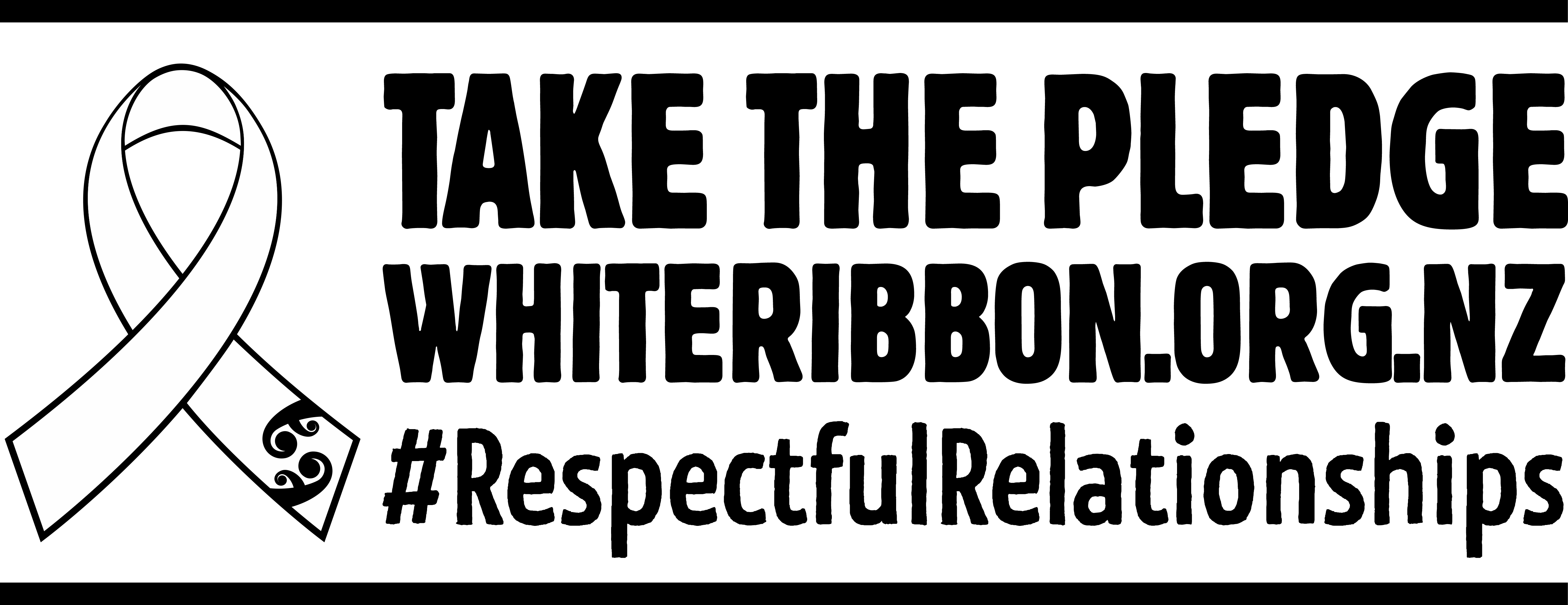 Download Click To Take The Pledge White Ribbon Pledge Lock Up - White ...