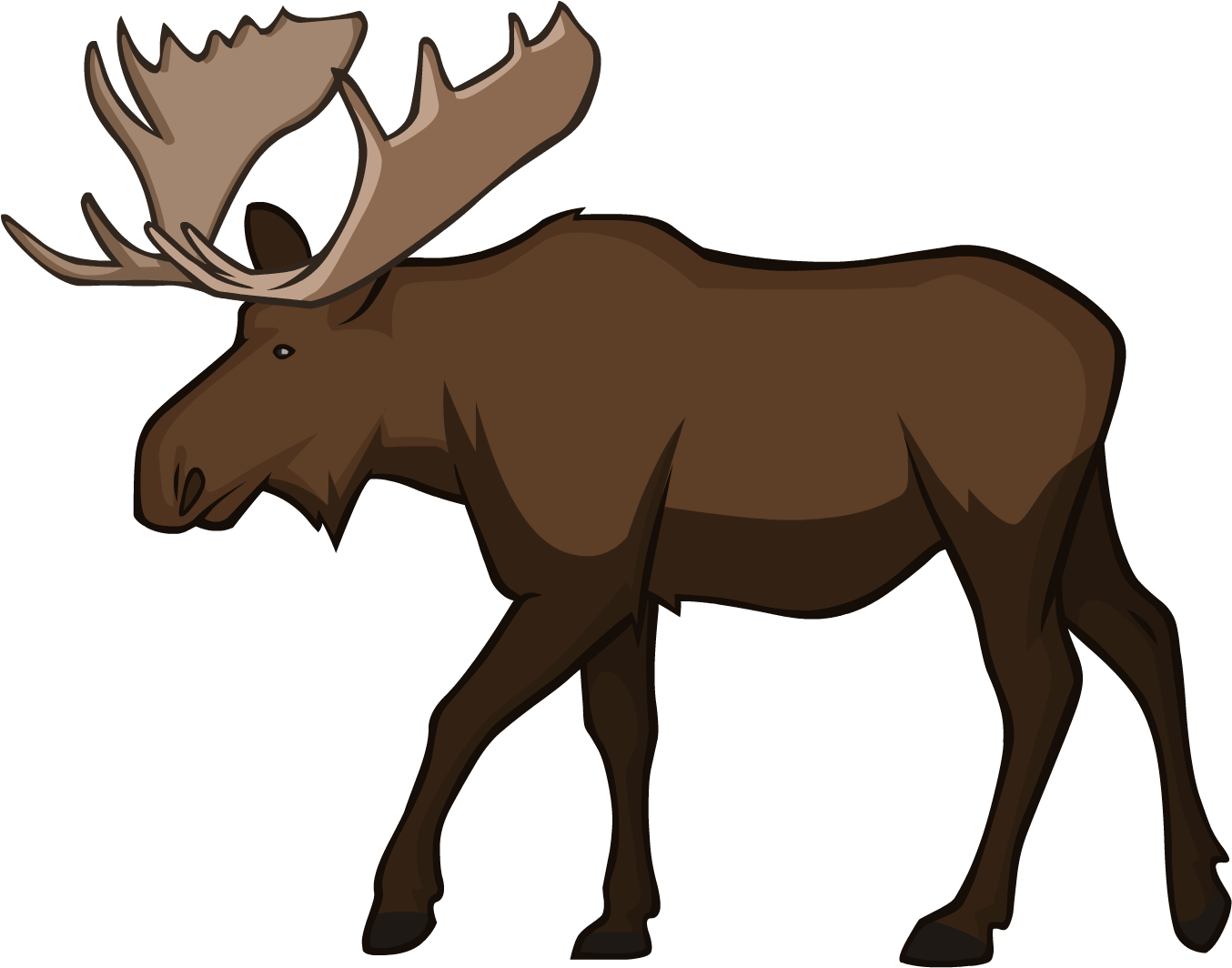 Download Transparent Background Moose Clipart - Full Size PNG Image ...