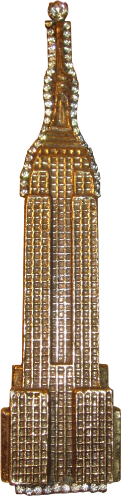 Download Vintage Marla Buck Huge Empire State Building Brooch - Spire ...