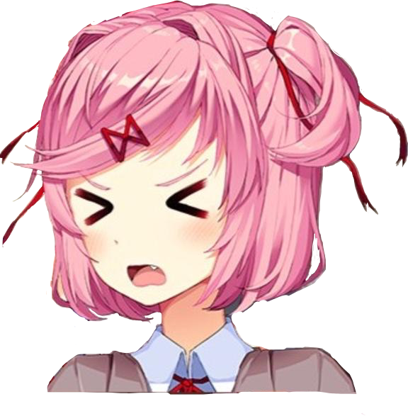 Download Natsuki Ddlcnatuski Ddlc Dokidokiliteratureclub Cute - Doki Doki Literature Club ...