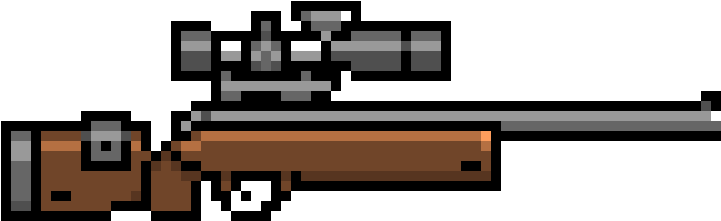 Download Sniper - Pixel Art Pixel Sniper - Full Size PNG Image - PNGkit