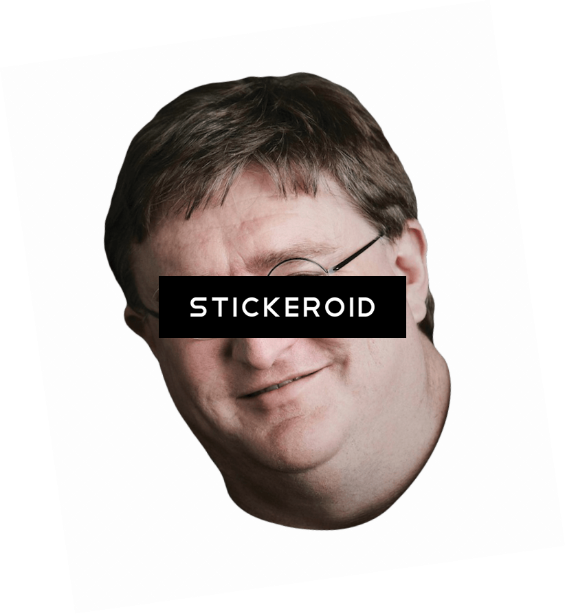 Download Gaben Smile - Gabe Newell Smile - Full Size PNG Image - PNGkit