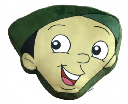 Download Dholu Face Cushion - Chhota Bheem Bholu Face Cushion - Green ...