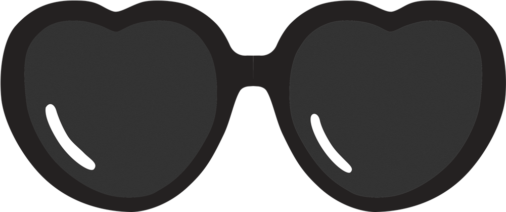 Download Clipart Sunglasses Heart Shaped Sunglasses - Sunglasses - Full ...